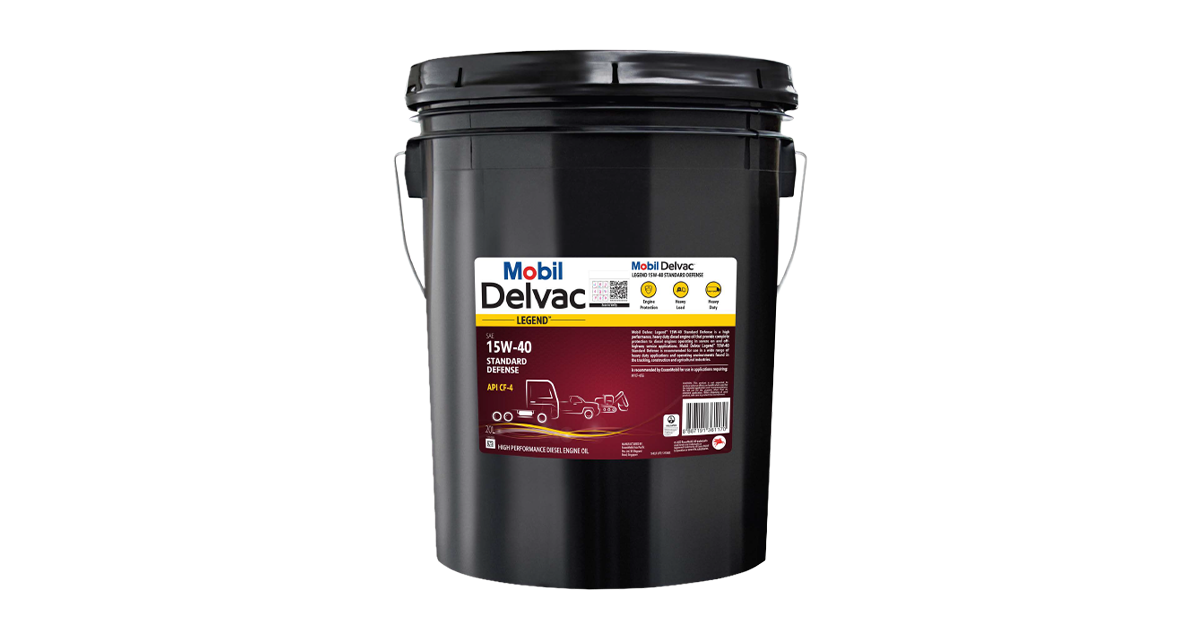 Mobil Delvac Legend™ 15W-40 Standard Defense
